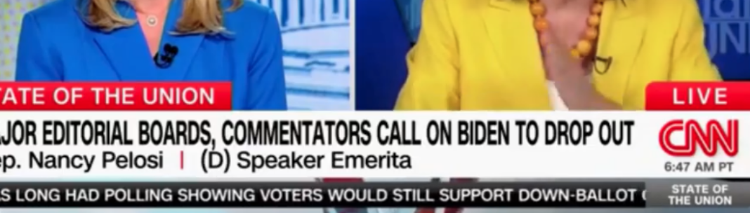 Pelosi Gives Interview On CNN Following Debate - Red Right Patriot